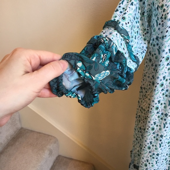 Dresses | Hippy Funky Rufflle Floral Dress Tunic Fes | Poshmark